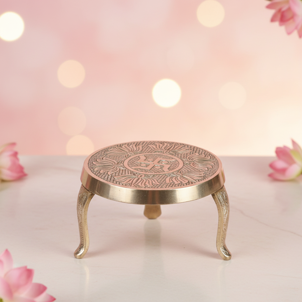 Brass Mukkali Peeta Small – Nandi Gifts